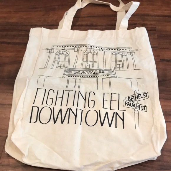 Fighting Eel | Bags | Fighting Eel Shopping Bag | Poshmark